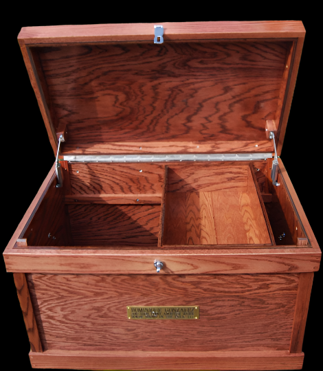 Classic Hardwood Tack Trunk Custom Show Trunk – Greentrunksnmore